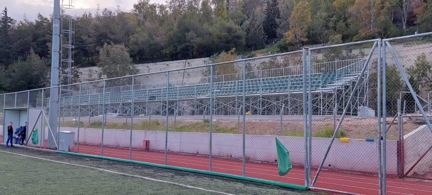 Εργασίες διαμόρφωσης των εγκαταστάσεων προπόνησης στίβου στο Δημοτικό ...