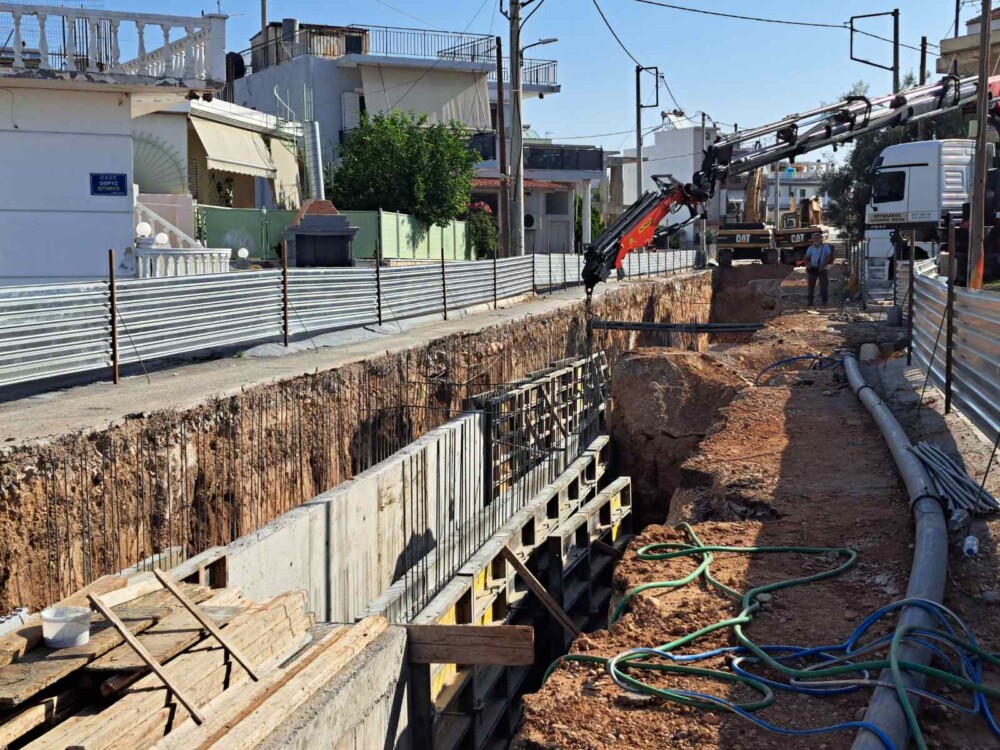 Ολοκληρώνεται ένα από τα μεγαλύτερα αντιπλημμυρικά έργα της Αττικής, το ...